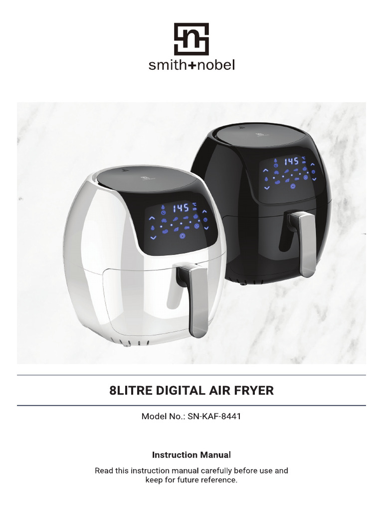 S N 8L Airfryer SN KAF 8441 | PDF | French Fries | Cooking