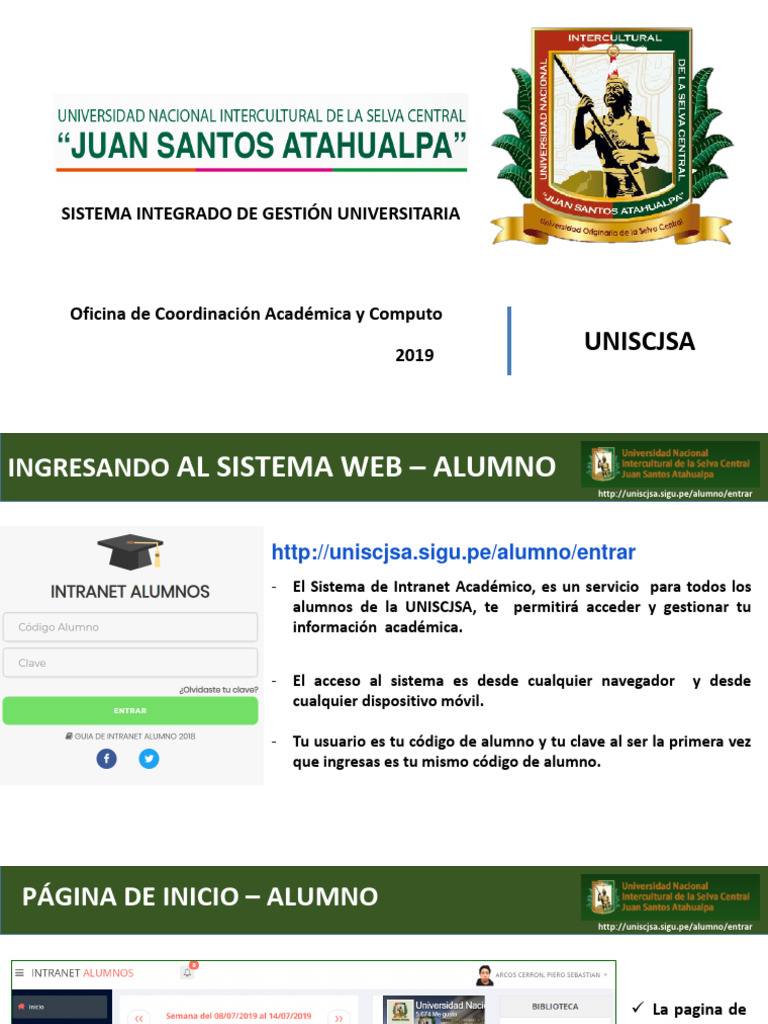 Alumno-Intranet Pasos para Matricular | PDF | Red mundial | Internet y web