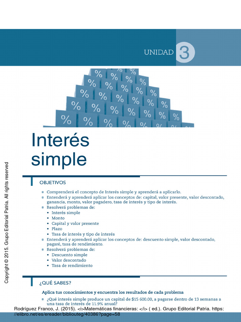 Interes Simple | PDF