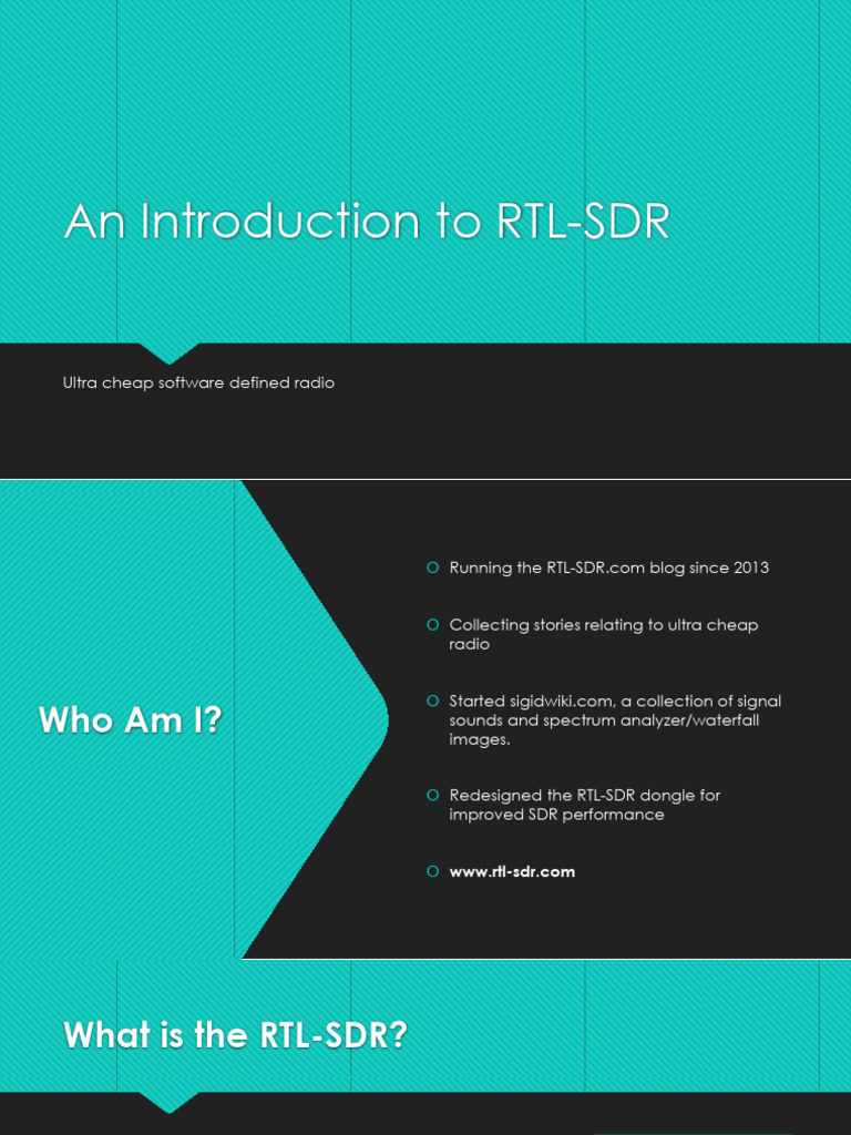 Introduction to RTL-SDR Technology | PDF | Software Defined Radio | Radio