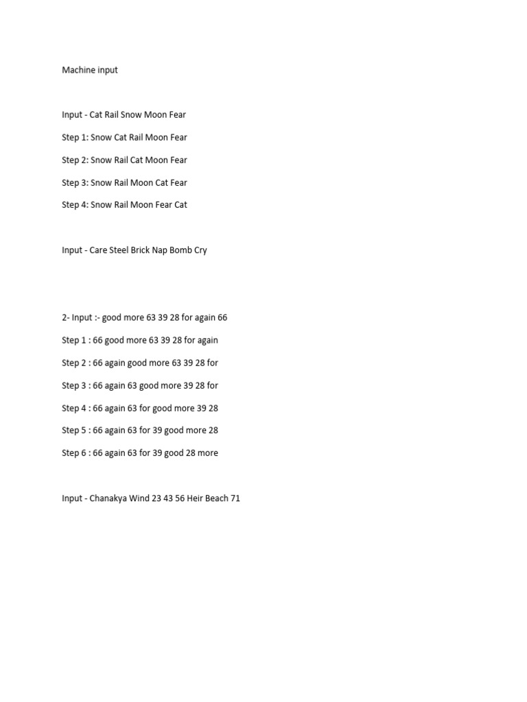 Machine Input-1 WPS Office | PDF | Elementary Mathematics