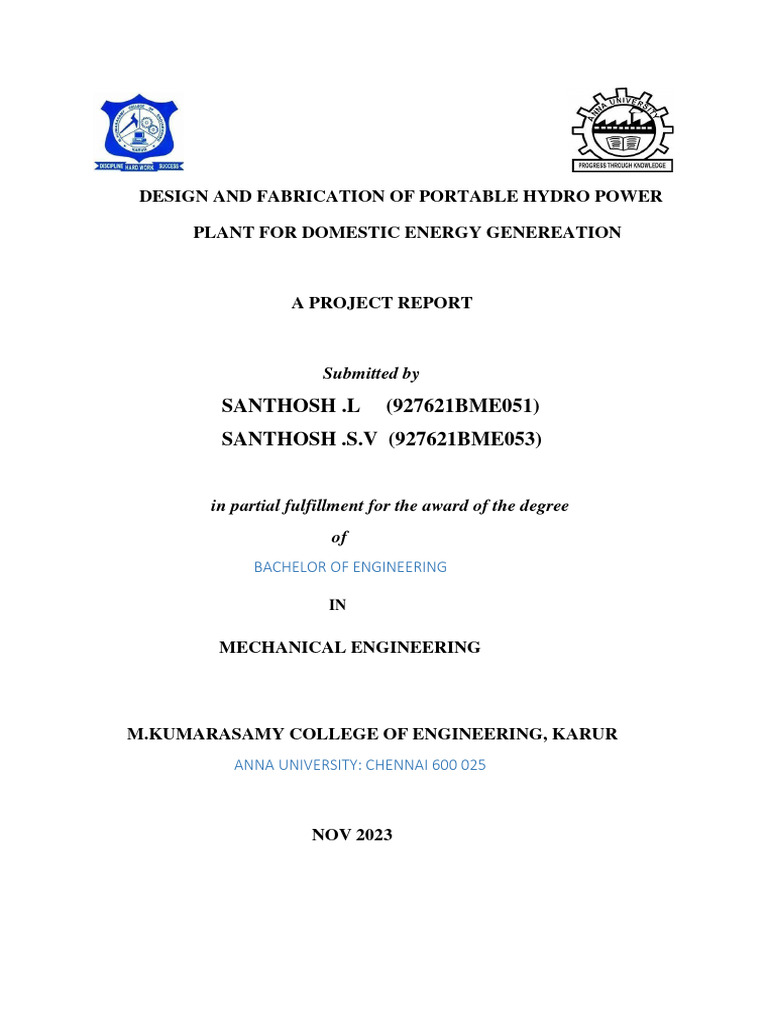 Finished Report | PDF | Gear | Direct Current