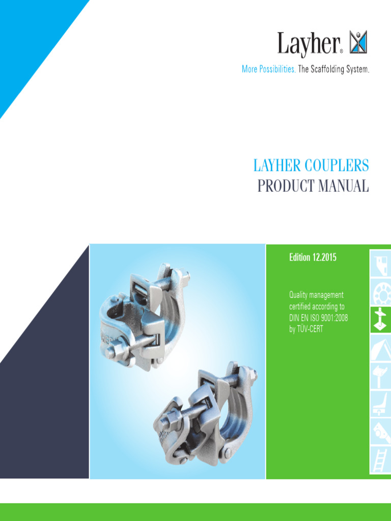 Layher - 2015 - Layher Couplers Product Manual | Download Free PDF ...