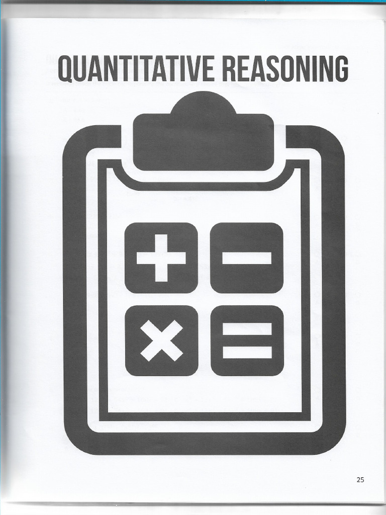 Quiz 1 and 2 - Quantitative Reasoning | PDF