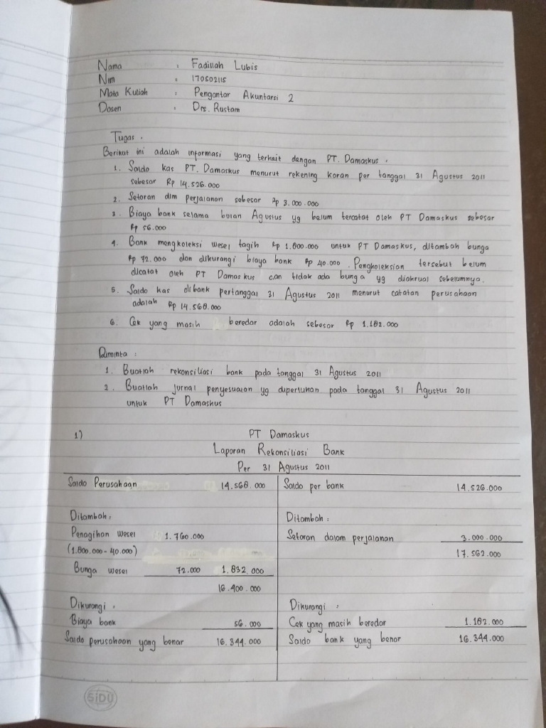 Fadillah Lubis 170502115 - Tugas PA II | PDF