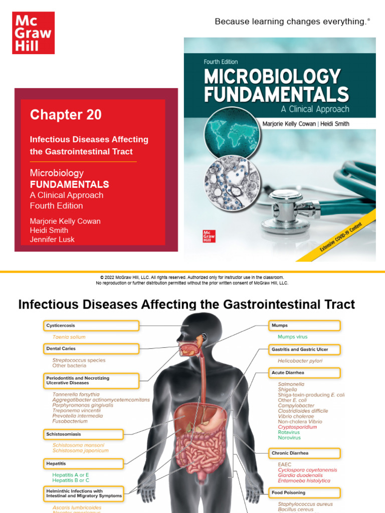 Ch20, GI Tract, Summary | PDF | Diarrhea | Hepatitis
