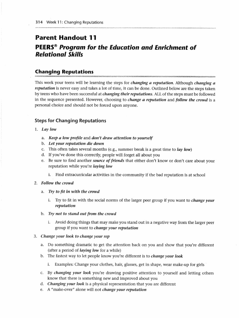 11 Parent Handout | PDF