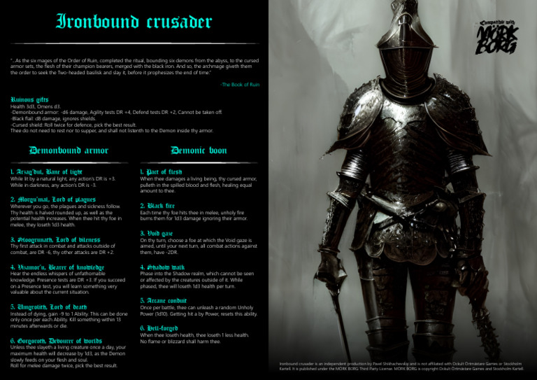 Ironbound Crusader | PDF