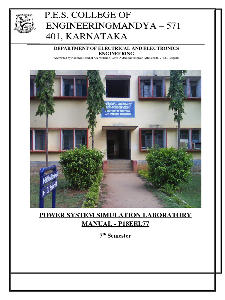 PSS Lab Manual Print | PDF | Engineering | Electricity