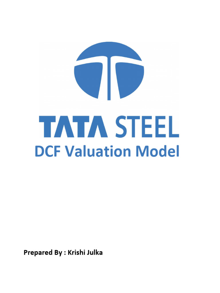 TATA Steels Valuation Model | PDF | Cost Of Capital | Valuation (Finance)