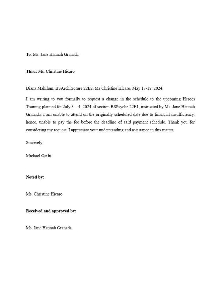 Guide For Change of Schedule Letter 1 | PDF | Frankenstein