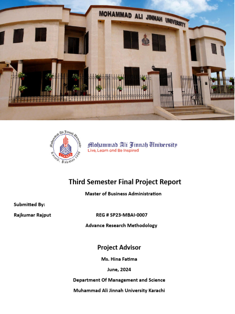 Third Semester Final Project Report | PDF | Well Being | Employment