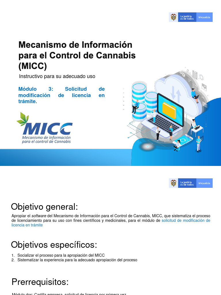 MICC - Módulo 3 Solicitud de Modificación de Licencia en Trámite | PDF | Informática | Software