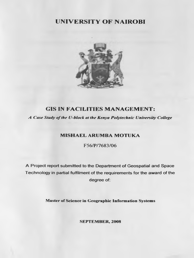 Motuka - GIS in Facilities Management | PDF | Geographic Information ...