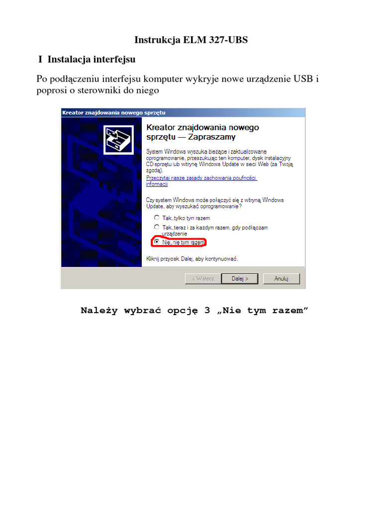 Inctrukcja Elm 327 | PDF