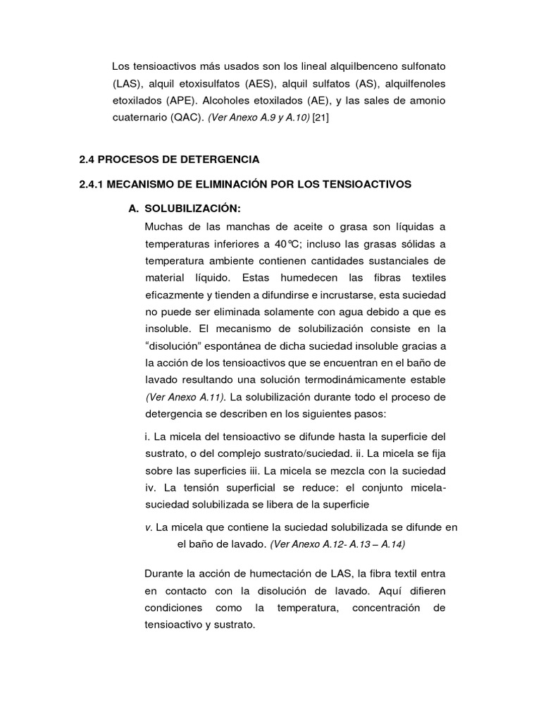 04.mecanismos de Detergencia 4 9 | Descargar gratis PDF | Tensioactivo | Hidrófobo