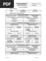 GINFO F 003 Forma ACTA DE COLINDANCIA - V2 | PDF