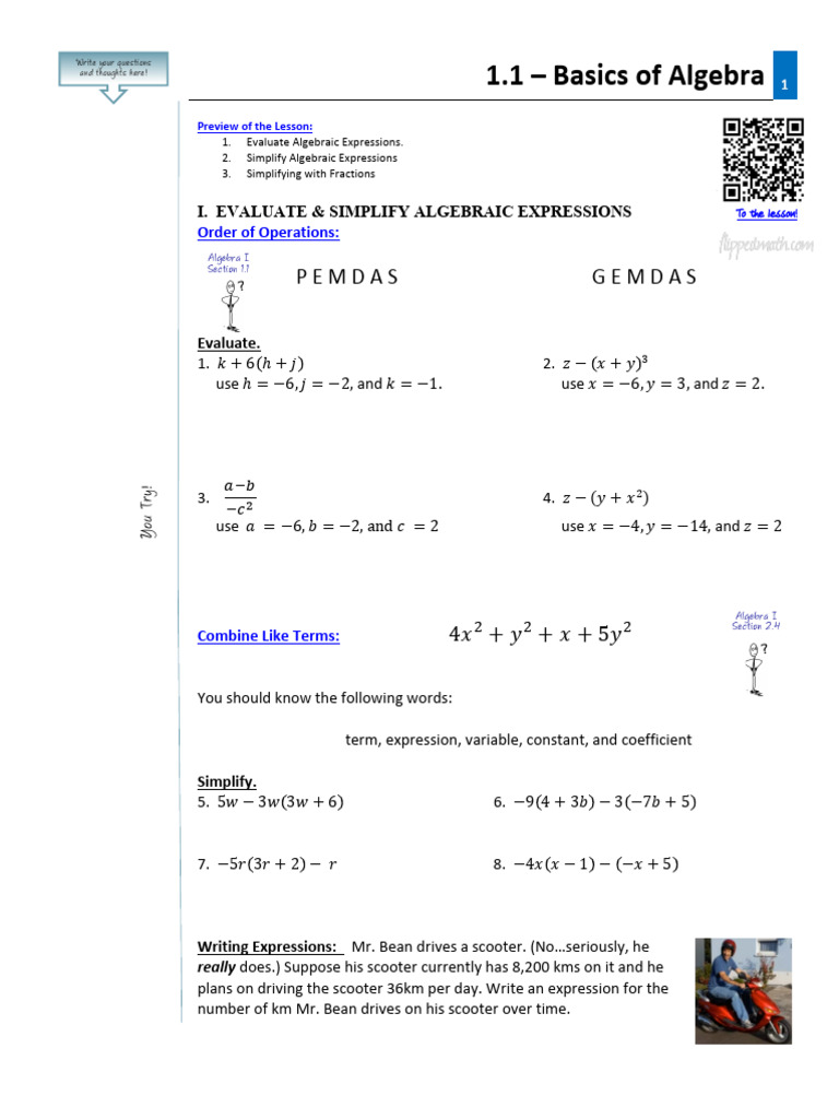 1.1 Basics of Alg | PDF | Mathematical Analysis | Applied Mathematics