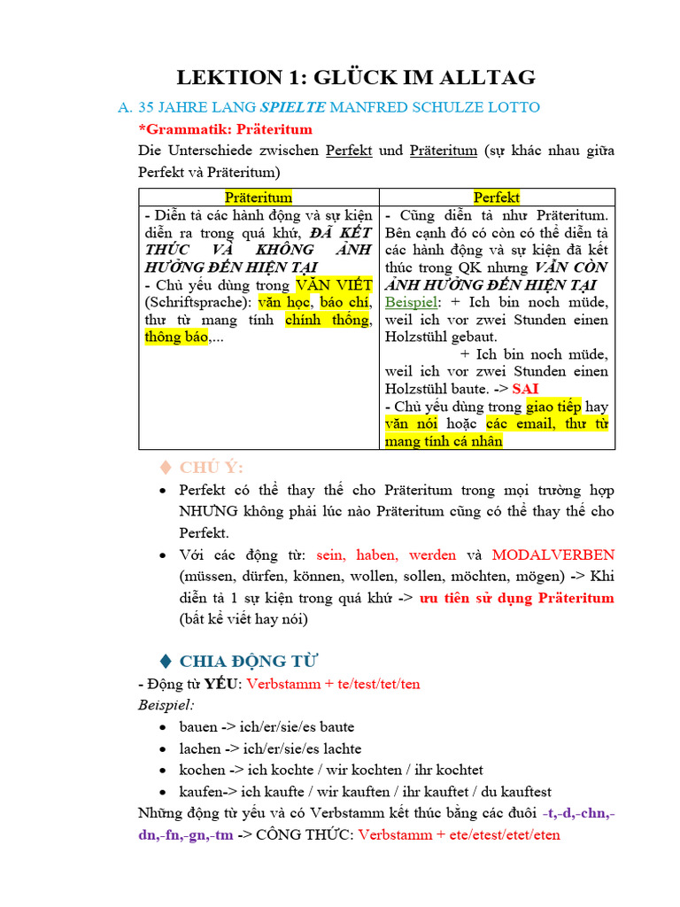 Schritte Plus Neu B1.1 Lektion 1 | PDF