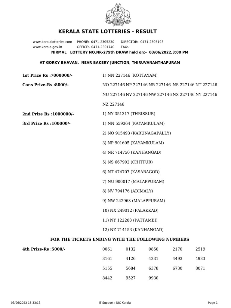 NR-279 | Download Free PDF | Gambling Games