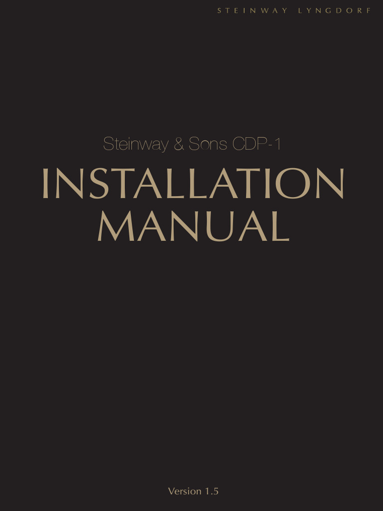 CDP 1 Installation Manual Version 1.5 | PDF | Mains Electricity | Alternating Current