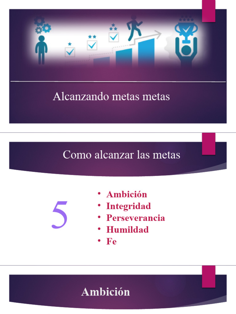 como alcanzar metas | PDF