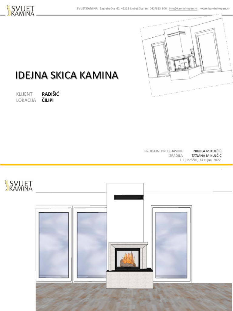 Idejna Skica Kamina - Radišić | PDF