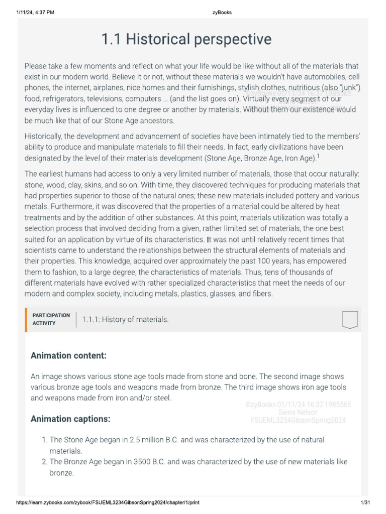 Chapter1 Material Science | PDF