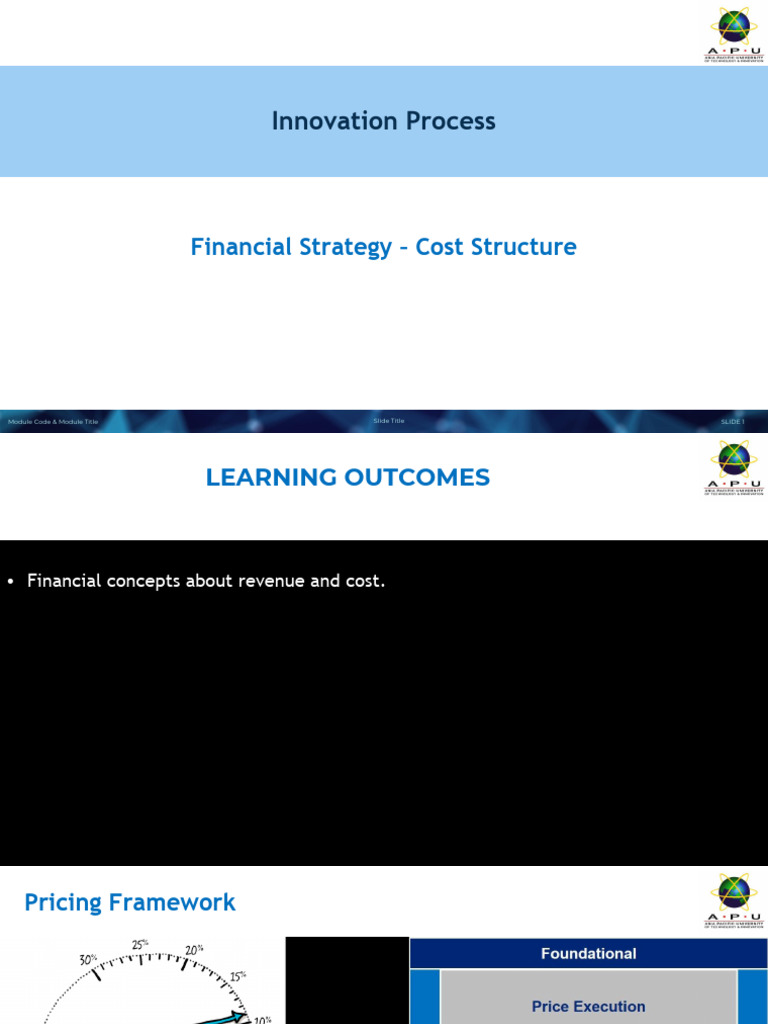 TOPIC 7 - Financial Strategy | PDF | Business Model | Pricing