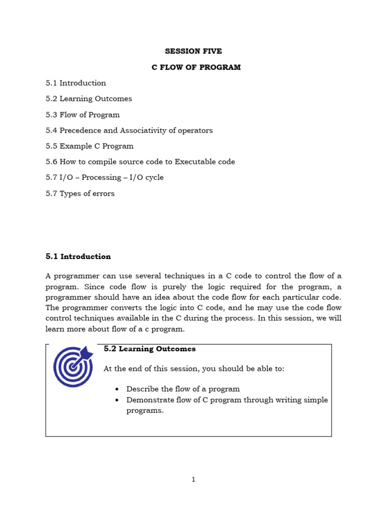 Session 5 Flow Of Program Download Free Pdf Programming Computer Program 