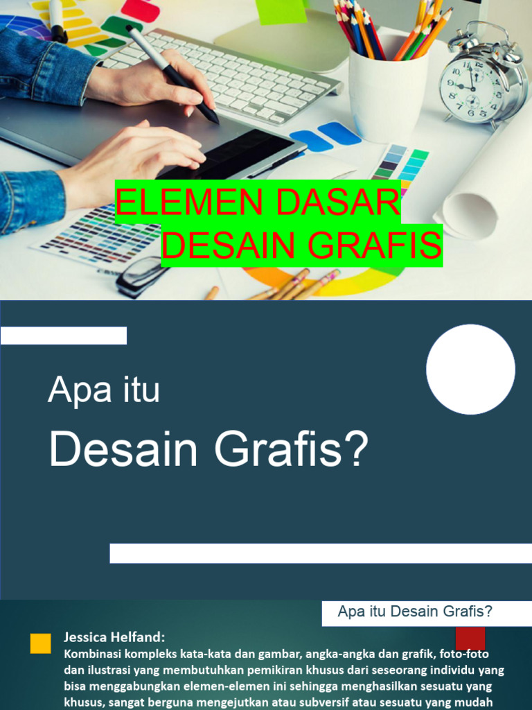 Sesi 1 - Elemen Dasar Desain Grafis | PDF