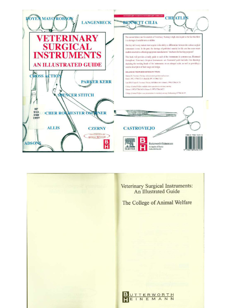 Veterinary Surgical Instruments. An Illustrated Guide | PDF