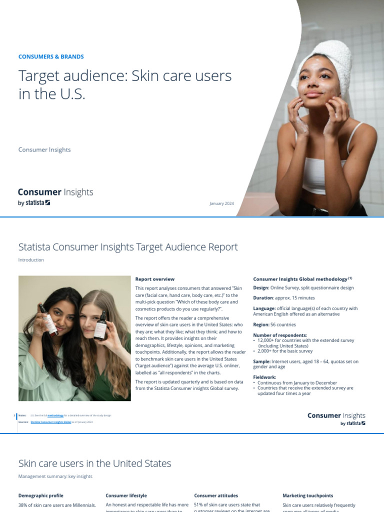 Study Id119520 Target Audience Skin Care Users in The United States ...