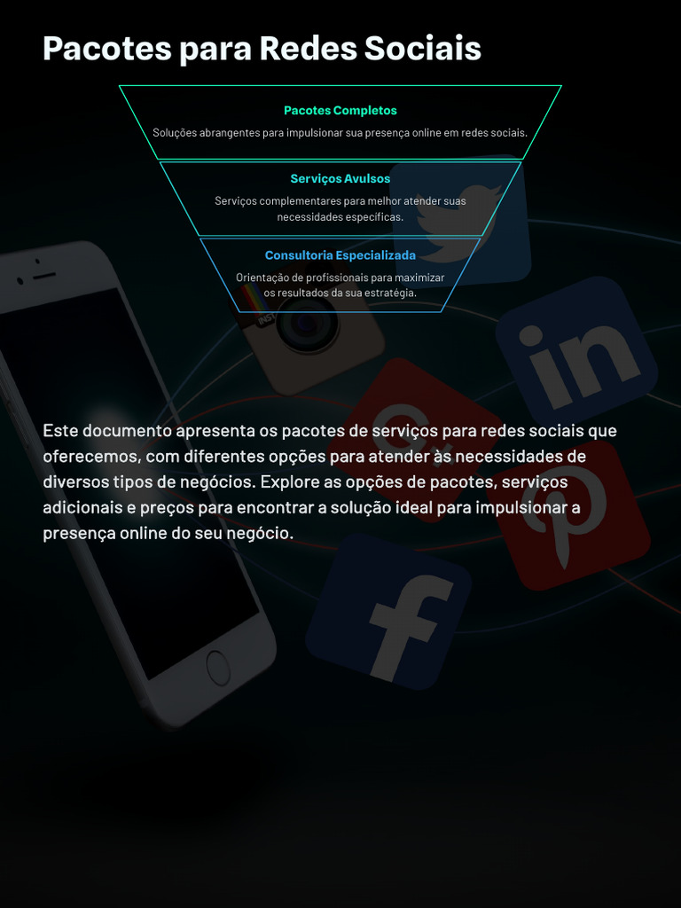 Pacotes-para-Redes-Sociais | PDF | Rede social | Publicidade