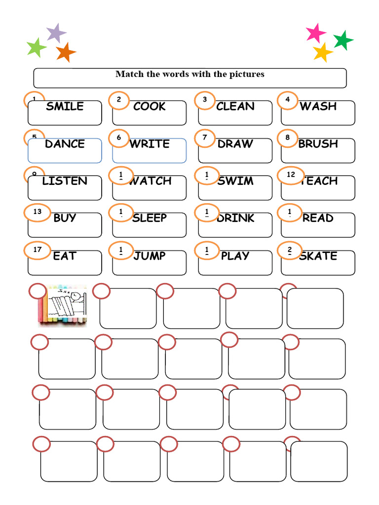 Verbs Worksheet 1 | PDF