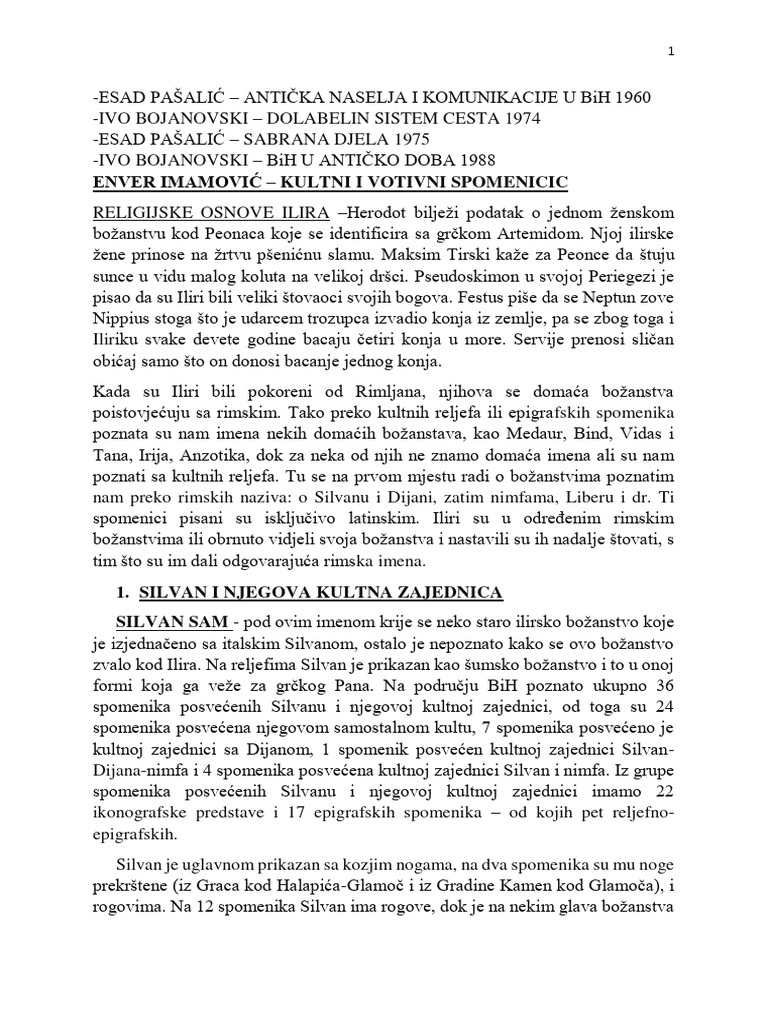 Antika U Bosni I Hercegovini Skripta | PDF