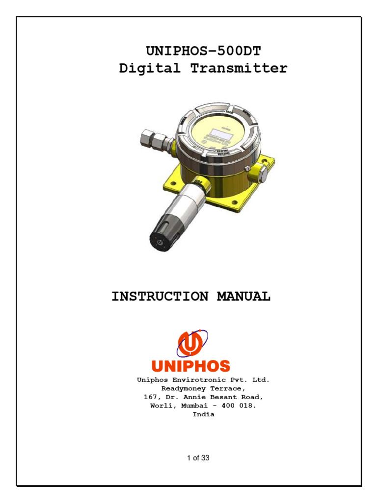 KwikSense-Uniphos-EN | PDF | Electrical Resistance And Conductance | Relay