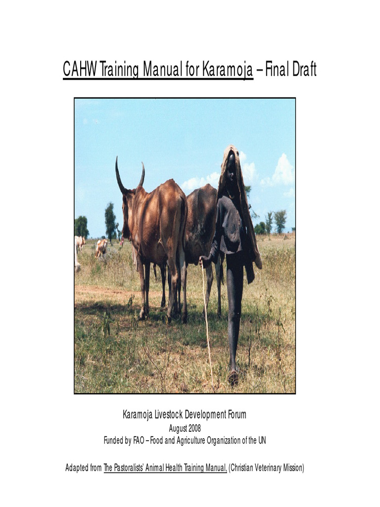 A CAHW Training Manual | PDF | Veterinary Medicine | Sheep