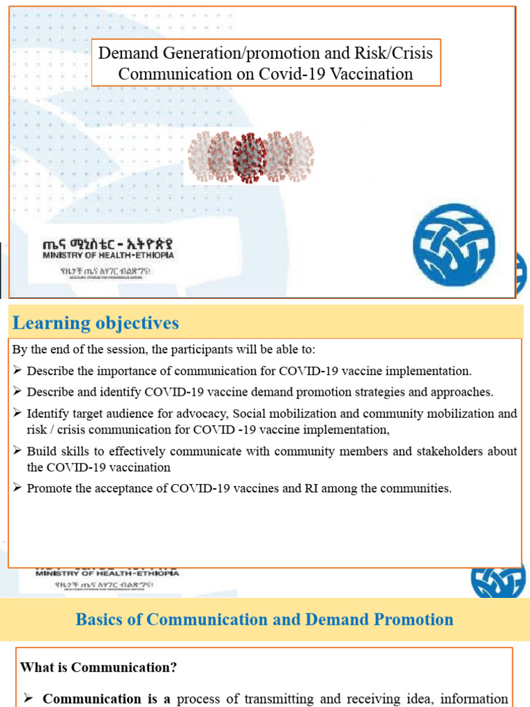 Session V Demand Generation and Communication | PDF | Communication | Risk