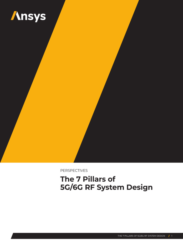 Ansys The 7 Pillars of 5G 6G RF System Design - 20231130 | PDF | Bandwidth (Signal Processing ...