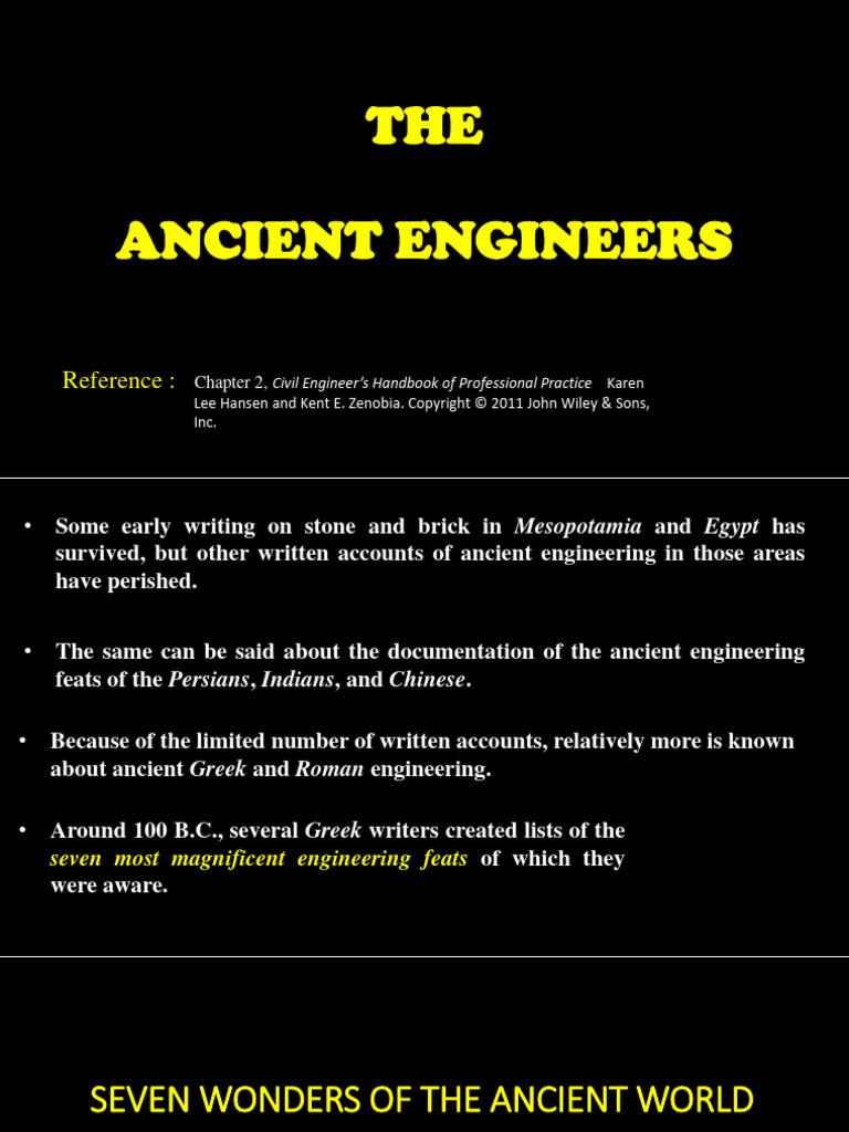6 - Ce 112 - The Ancient Engineers 1 | PDF | Rhodes