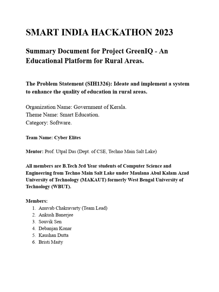 Idea Summary Document | PDF | Java Script | Databases Idea Summary Document | PDF | Java Script | Databases