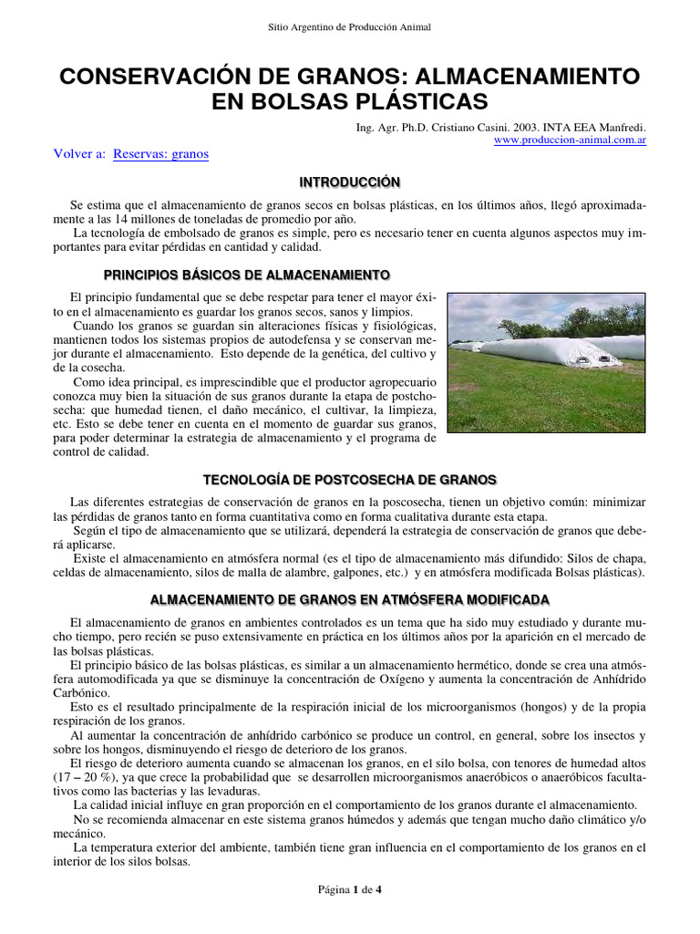 58 Conservacion De Granos Pdf Trigo Cosecha