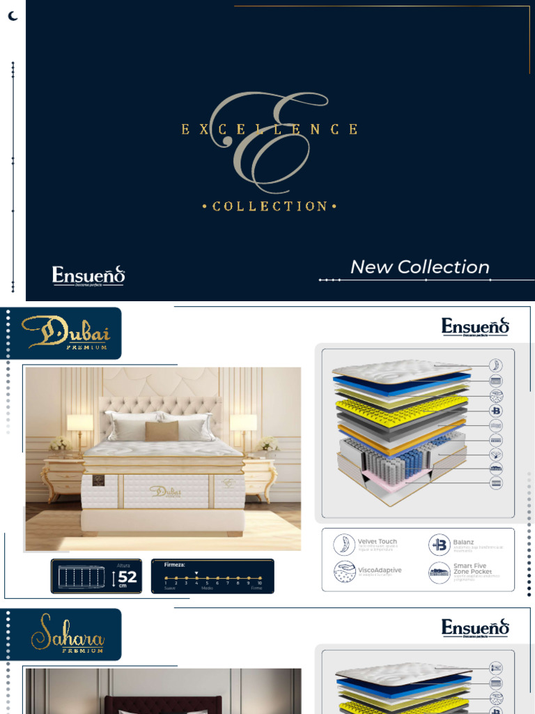 Catalogo de Colchones Excellence Collection | PDF | Termodinámica