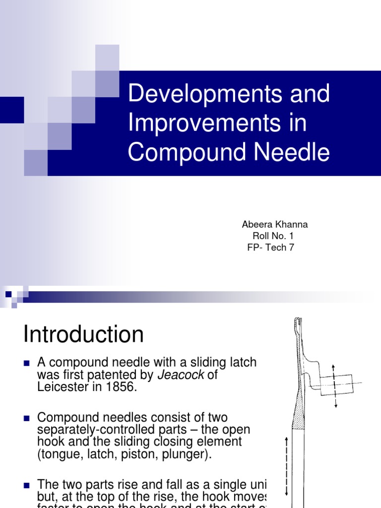 Advanced Compound Needle Design | PDF | Mechanical Engineering | Science