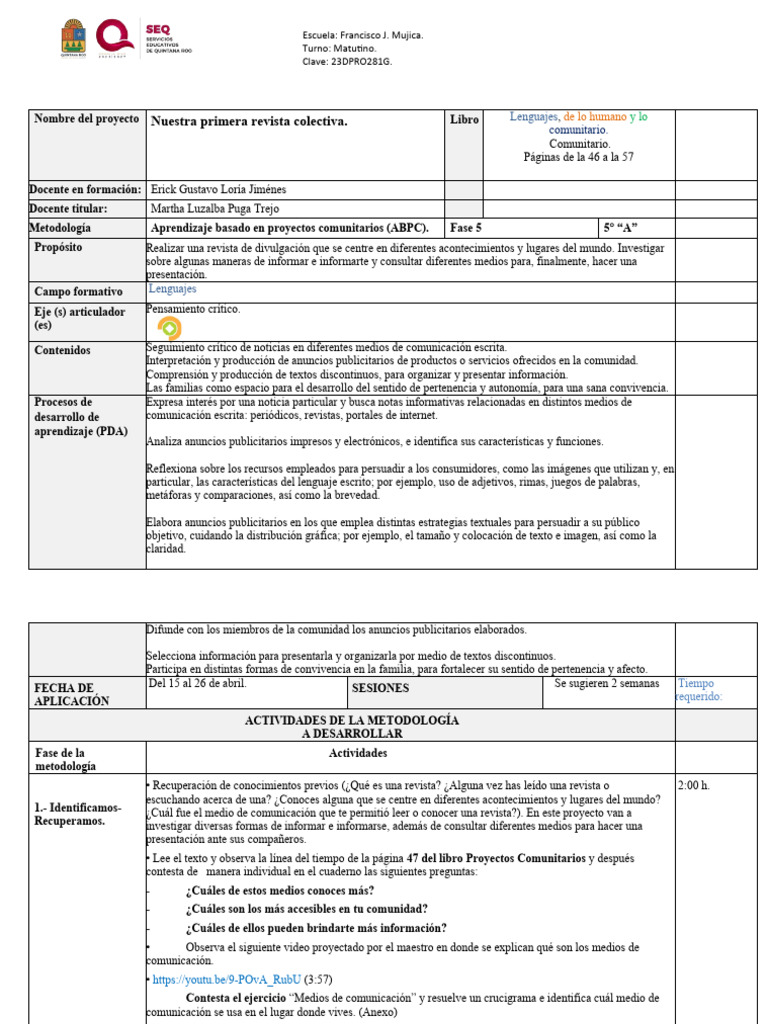 ABp. MI PRIMERA REVISTA COLECTIVA. Erick Loría (Recuperado ...