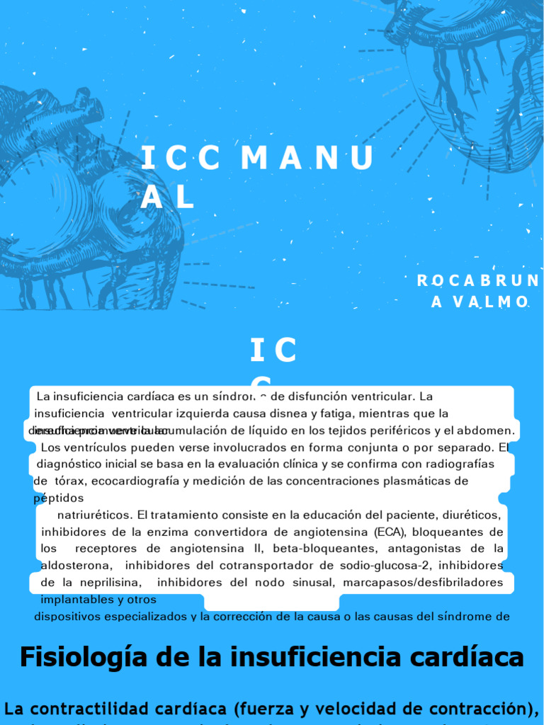 Icc y Farmacos para Icc | PDF | Insuficiencia cardíaca | Corazón