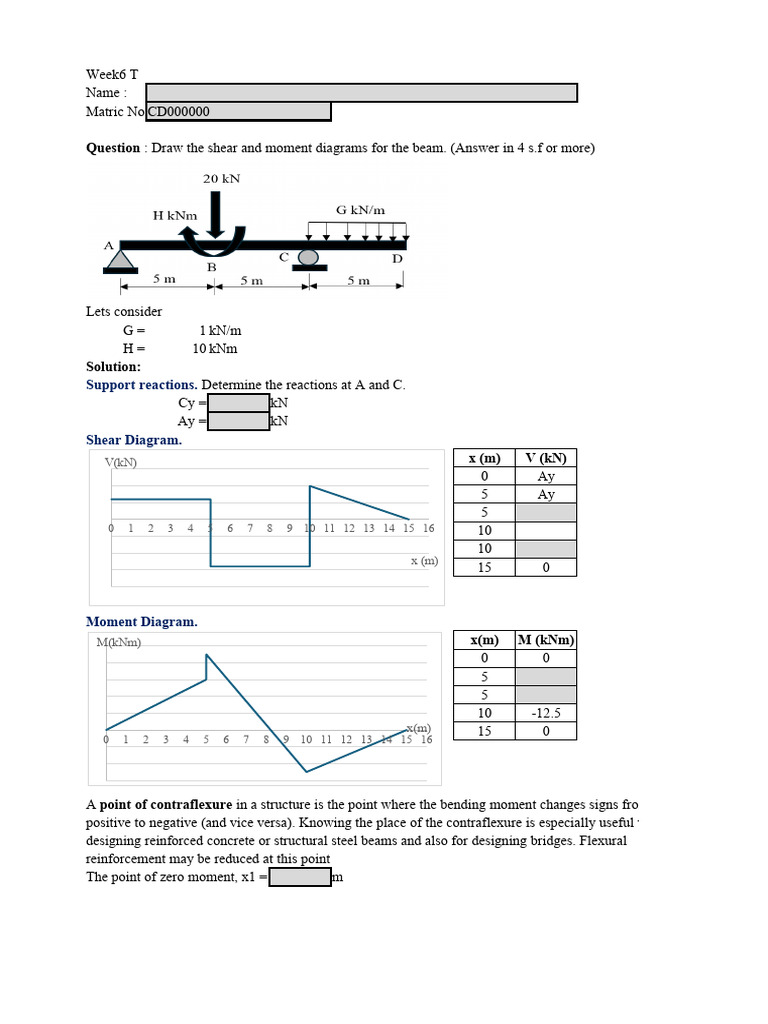 week6t (1) | PDF | Beam (Structure) | Bending