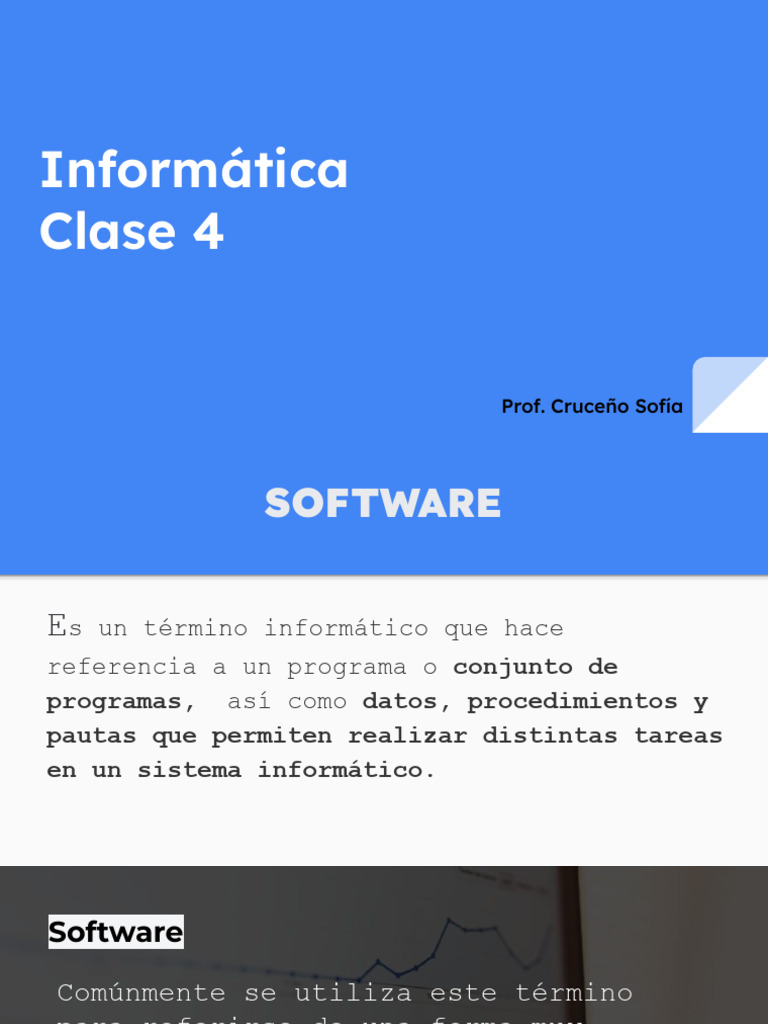 INFORMATICA CLASE 4 | PDF | Programación | Programa de computadora