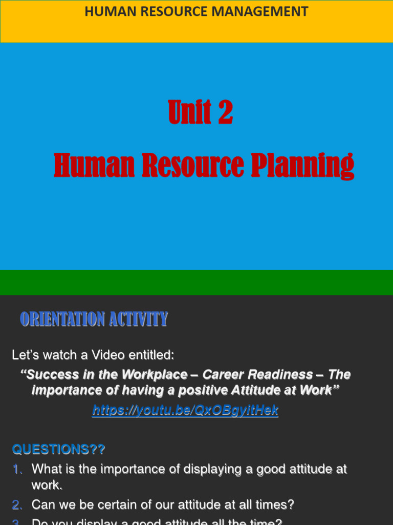 Hrm Unit 2 Planning | Download Free PDF | Cost Of Living | Human Resources
